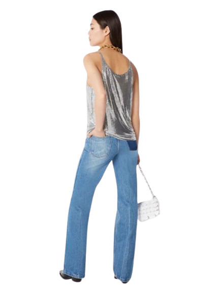 Rabanne Silver Chainmail Top - NoΜa Concept